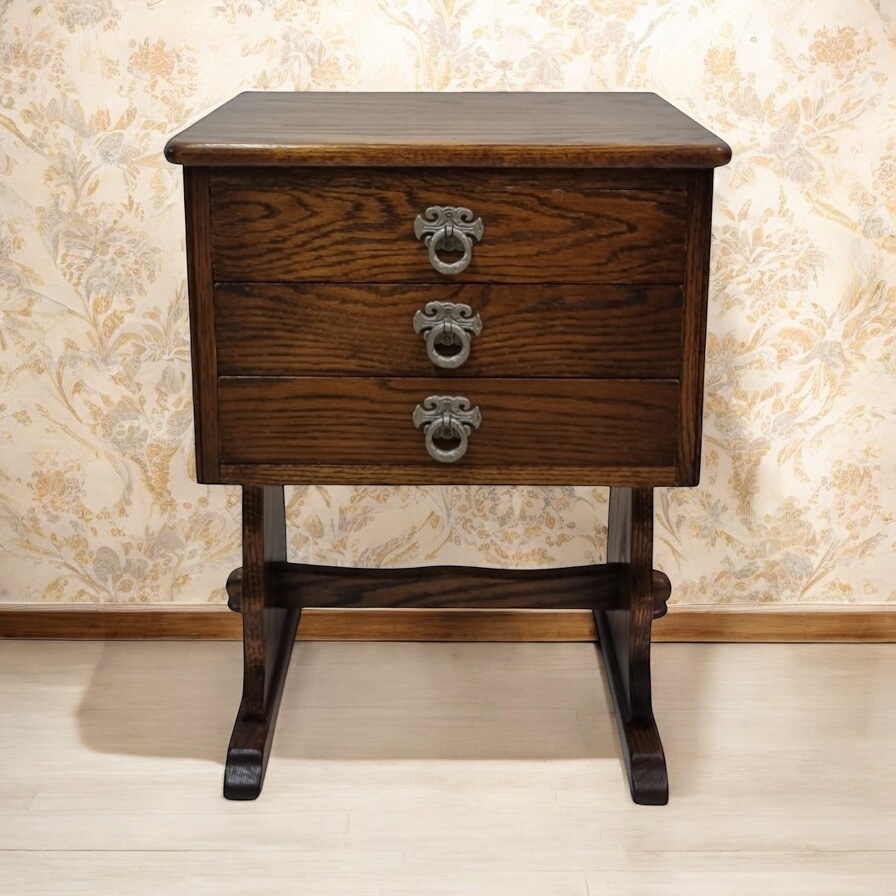 Vintage Oak Bedside Cabinet / Webber Furniture / c1970 / FREE DELIVERY ...